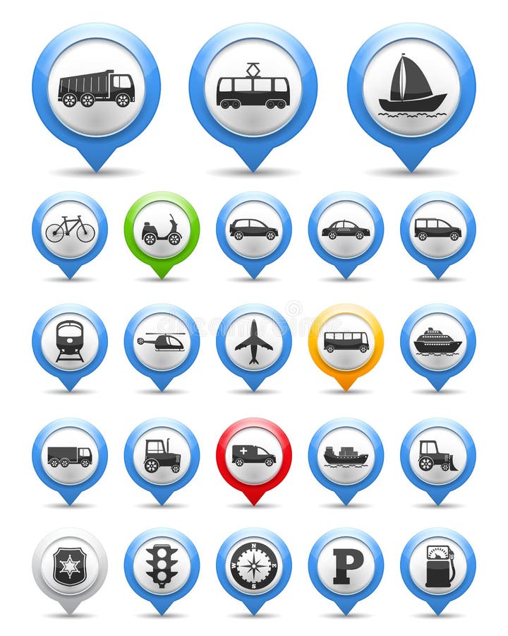 Transport Icons stock vector. Illustration of infographics - 30369234