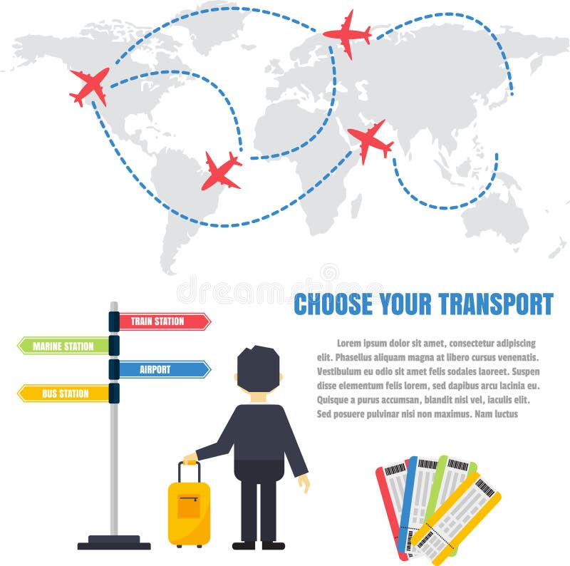 Transport Infographic Vector. Stock Vector - Illustration of graph ...