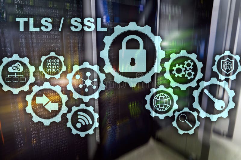 Transport Layer Security. Secure Socket Layer. TLS SSL Stock Image ...