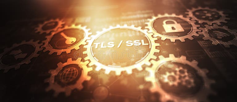 Transport Layer Security. Secure Socket Layer. TLS SSL Stock Photo ...