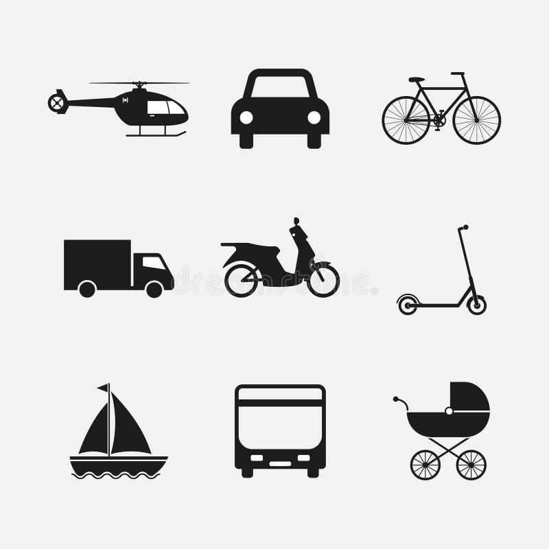 Transport, Logistics Icon. Vector Illustration, Flat Design. Stock ...
