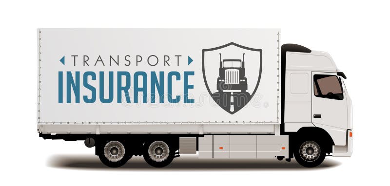 Transport and Logistics Insurance Stock Vector - Illustration of ...