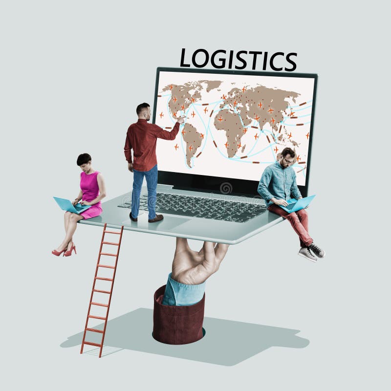 Transport and Logistics Management. Concept. Stock Photo - Image of ...