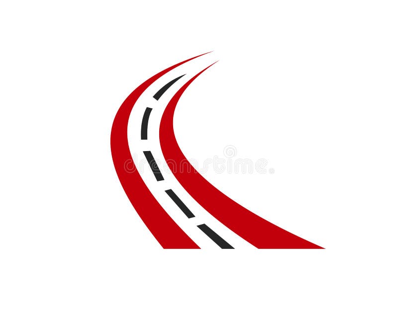 Transport Logo with T Letter Concept. T Letter Road Logo Design ...