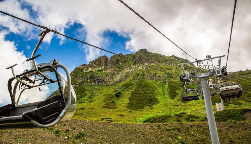 Transport in the mountains editorial stock photo. Image of mountain ...