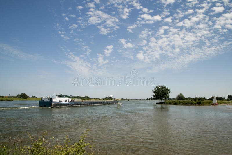 Transport by the river stock photo. Image of landscape - 5567056