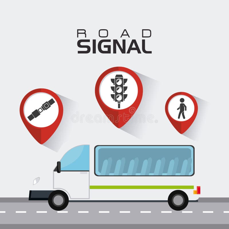 Transport, Traffic and Vehicles Design Stock Vector - Illustration of ...