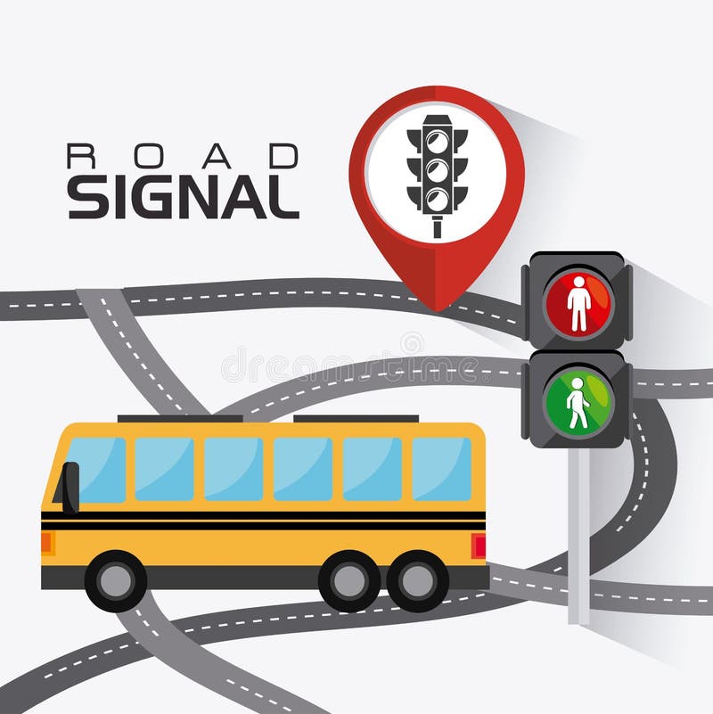 Transport, Traffic and Vehicles Design Stock Vector - Illustration of ...