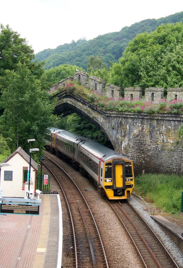 Transport for Wales Express Sprinter Train, Conwy Editorial Stock Image ...