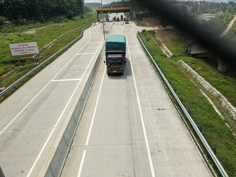 Transportation Activities at the Trans Java Toll Editorial Photography ...