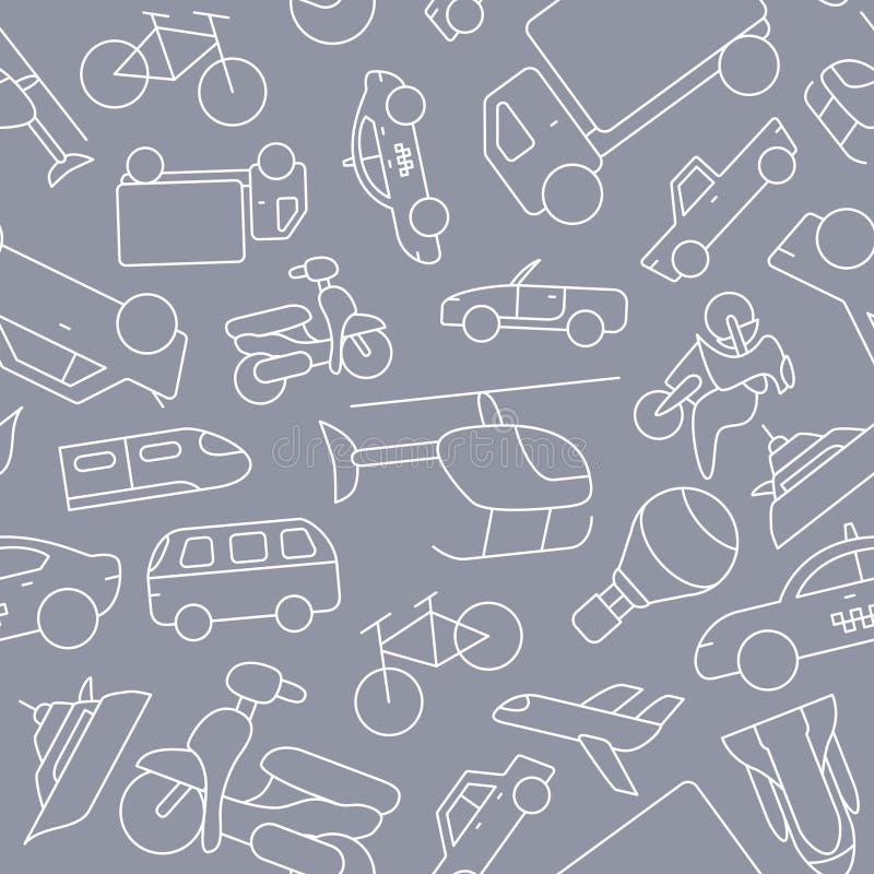 Transportation Background 02-02 Stock Vector - Illustration of ornament ...