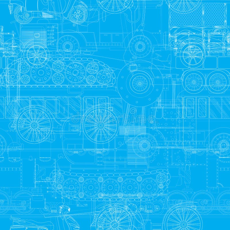 Transportation blueprint stock illustration. Illustration of template ...