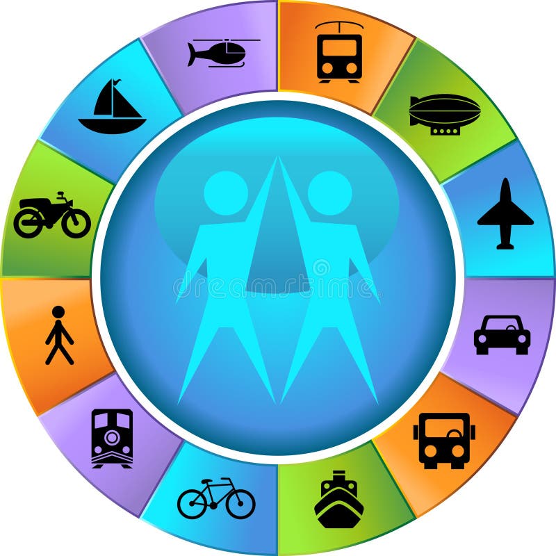 Transportation Buttons - Water Stock Vector - Illustration of cars ...