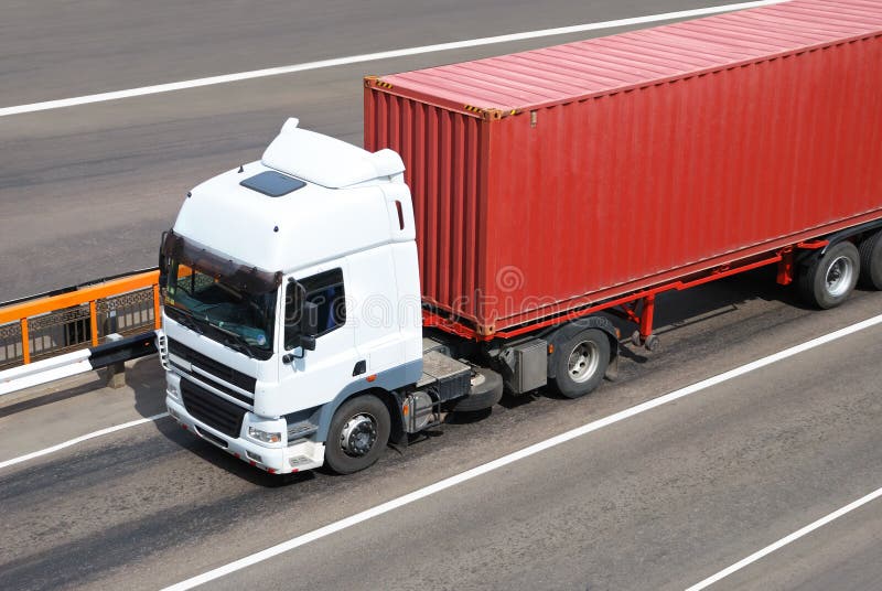 Transportation of Cargoes by Lorry Stock Image - Image of haulage ...