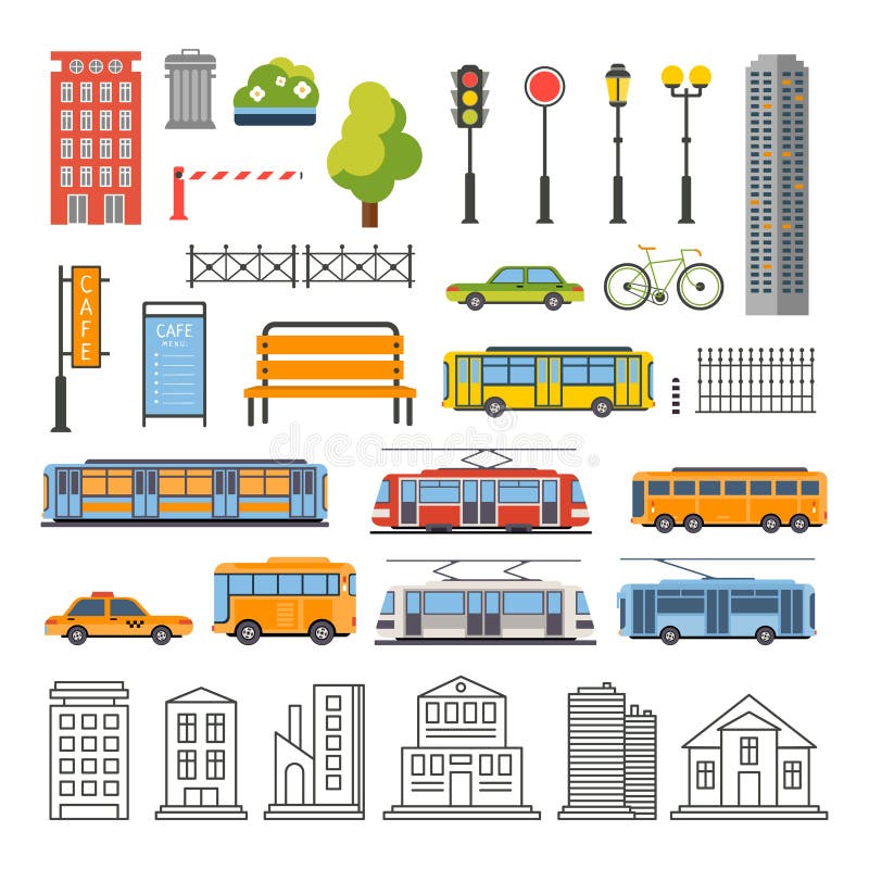 Transportation and City Traffic Infographics Stock Vector ...