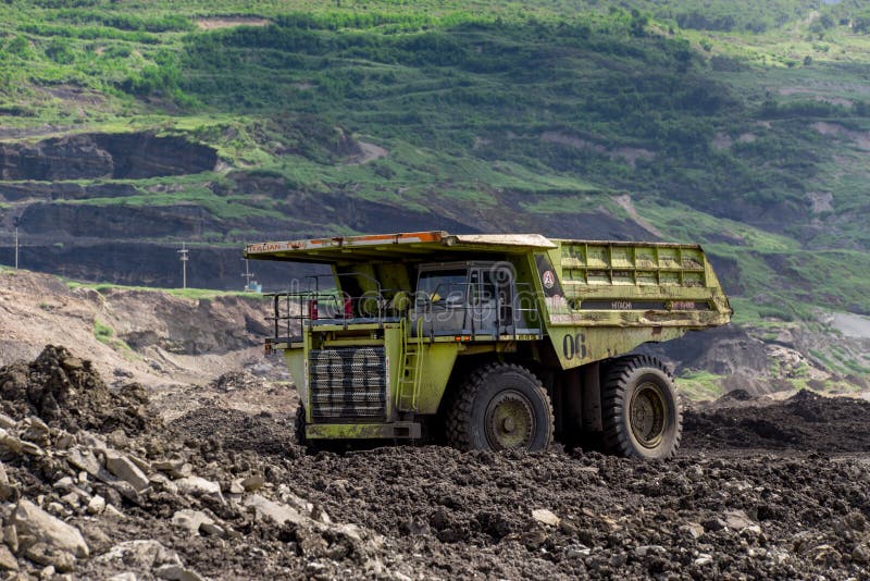 Transportation in Coal Mining Editorial Image - Image of trucks ...