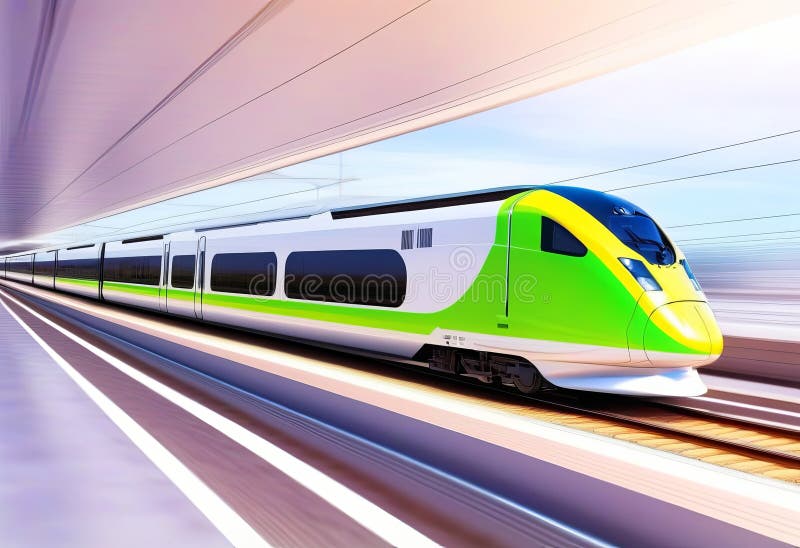 Transportation Concept : High Speed Train for Business Transportation ...