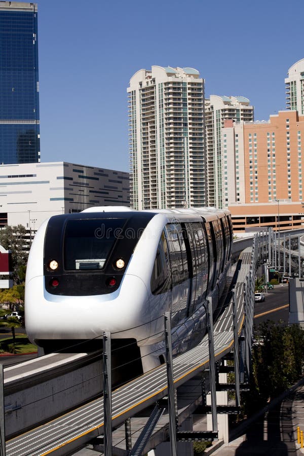 Transportation: Monorail Train Stock Image - Image of cityscape ...