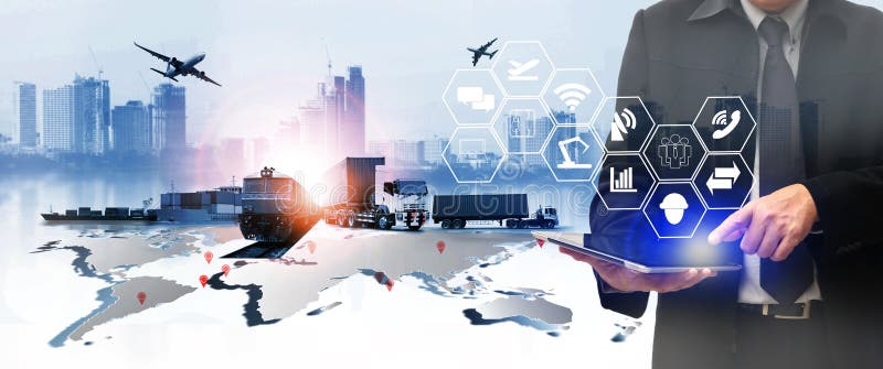 Transportation, Import-export and Logistics Concept, Stock Image ...