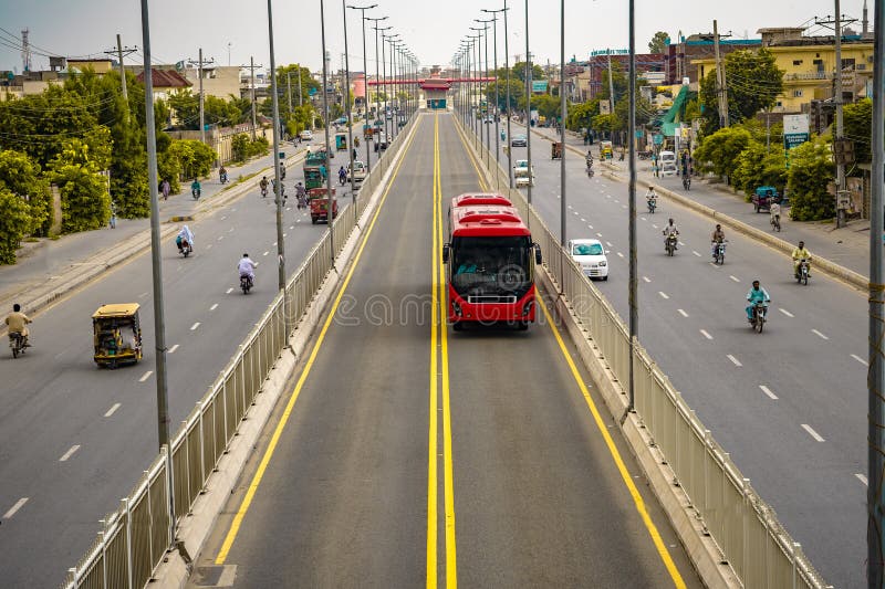 Transportation Infrastructure, Metro Bus Service, Red and Black Metro ...