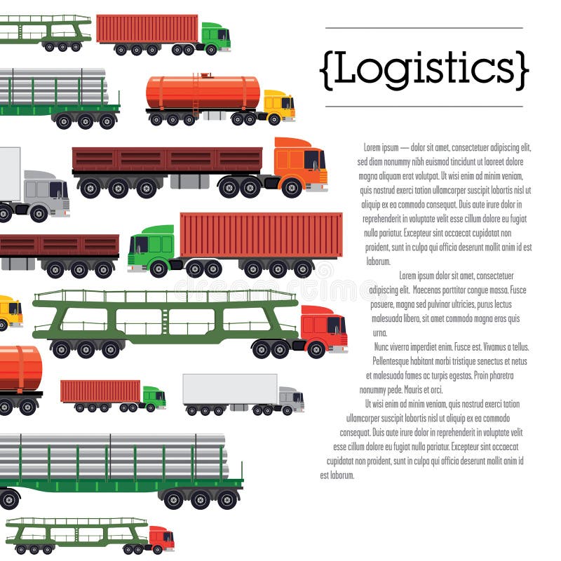 Transportation Layout Template Stock Vector - Illustration of design ...