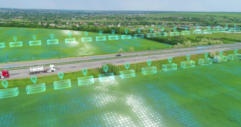 Transportation of Liquid Cargo. Cargo Transportation Concept. Delivery ...