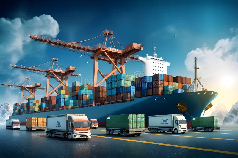 Transportation and Logistic Import Export. Generative AI Stock ... Transportation and Logistic Import Export. Generative AI Stock ...