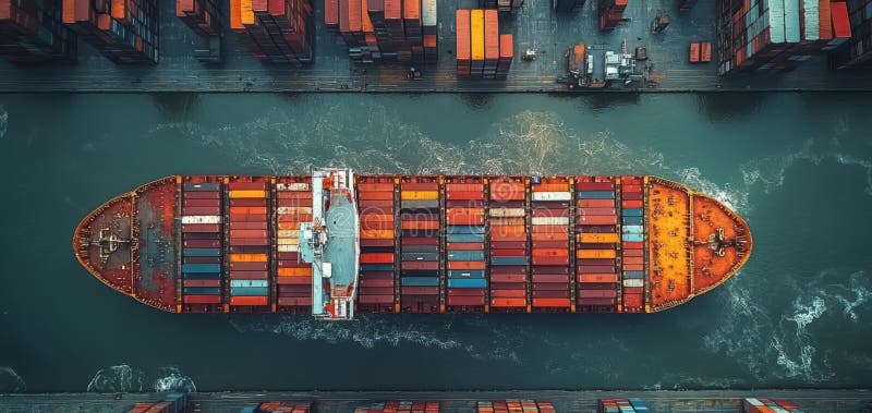 Transportation and Logistic Network Distribution Growth. Container ...