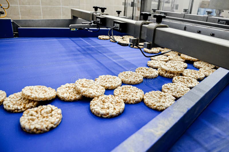 Transportation from One Process To Another on Food Production Line ...