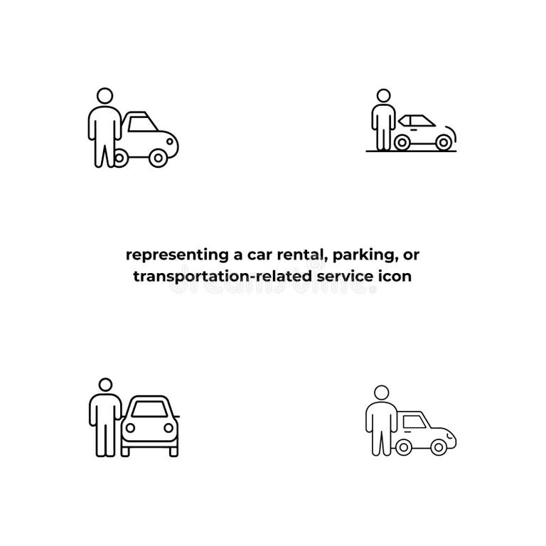 Transportation-related Service Icon Stock Vector - Illustration of ...