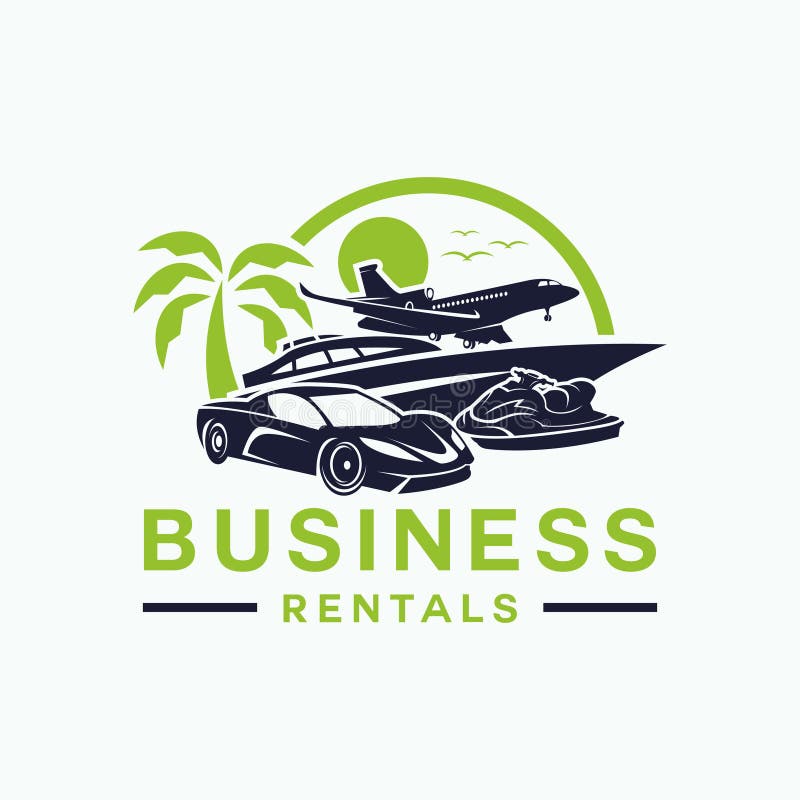 Transportation Rental Business Logo Vector Design Stock Vector ...