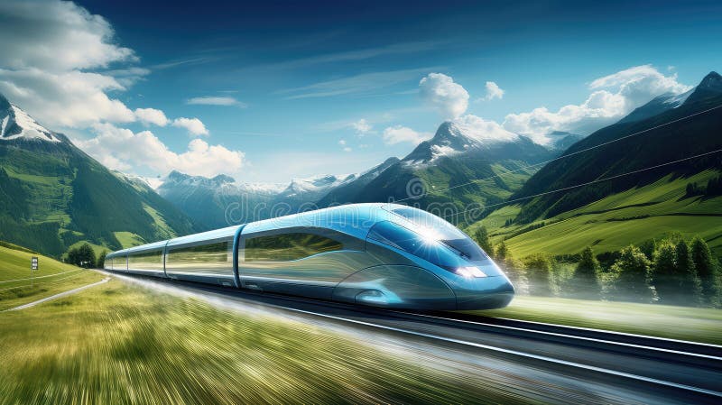 Transportation Speed Technology Stock Illustration - Illustration of ...