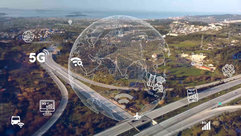 Transportation and Technology Concept. Intelligent Transport Systems ...