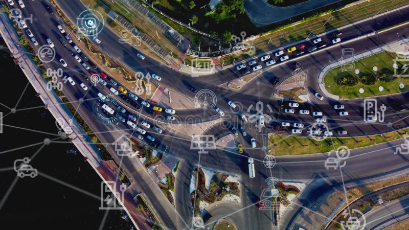 Transportation and Technology Concept. Intelligent Transport Systems ...