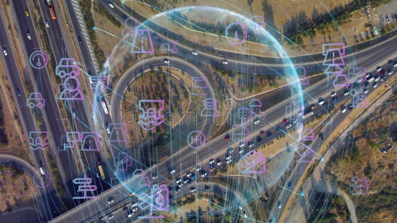 Transportation and Technology Concept. ITS Intelligent Transport ...