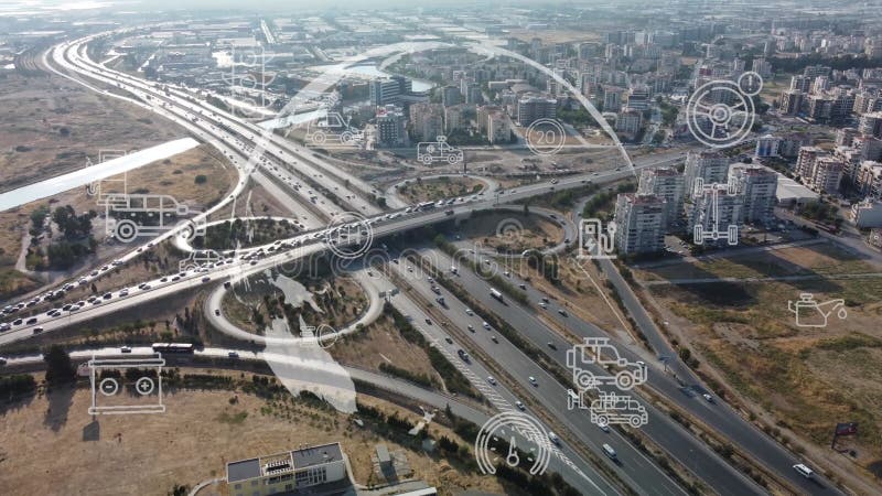 Transportation and Technology Concept. ITS Intelligent Transport ...