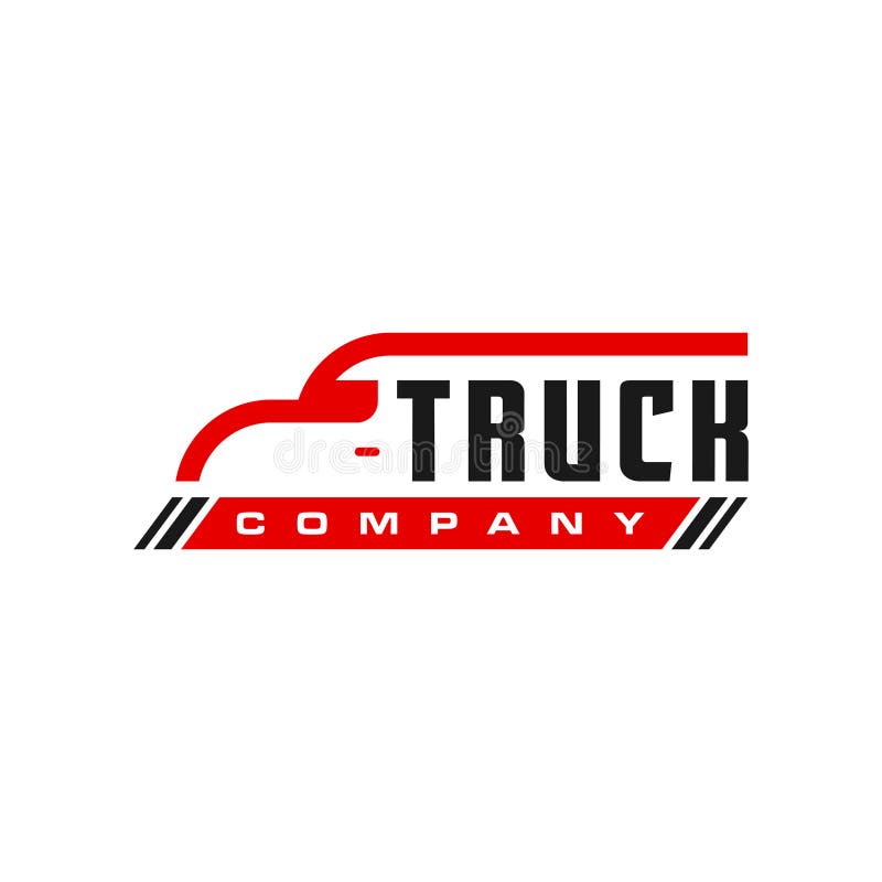 Transportation Truck Inspiration Illustration Logo Stock Vector ...