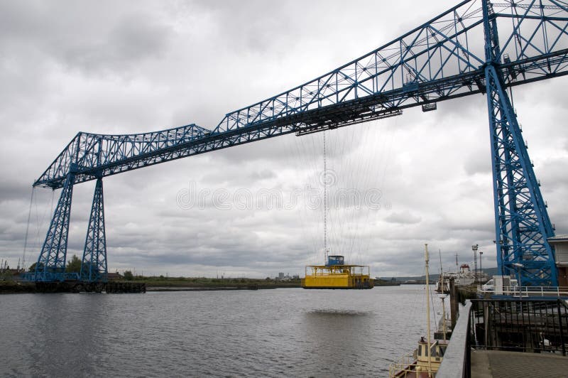 Transporter Bridge stock photo. Image of teeside, middlesborough - 9938274