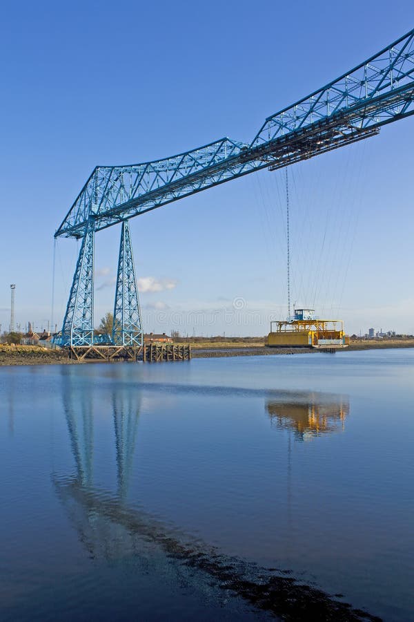 Transporter Bridge Middlesborough Stock Photo - Image of river, steel ...