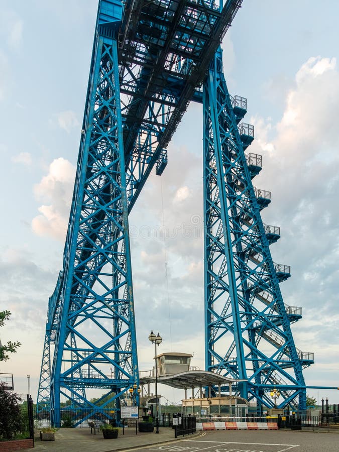 The Transporter Bridge in Middlesbrough, England, UK Editorial ...