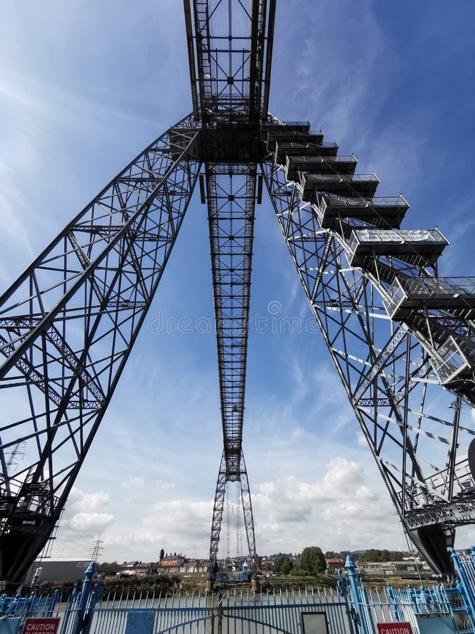 Transporter Bridge in Newport is Crazy High. Editorial Stock Image ...