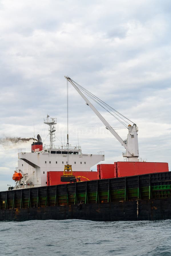 Transporting Coal into Large Ships in the Middle of the Sea Editorial ...