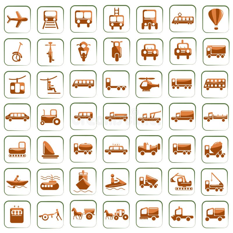 Transportmittel vektor abbildung. Illustration von gleis - 24122677