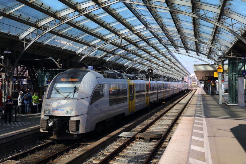 Transregio Passenger Train in Cologne, Germany Editorial Image - Image ...