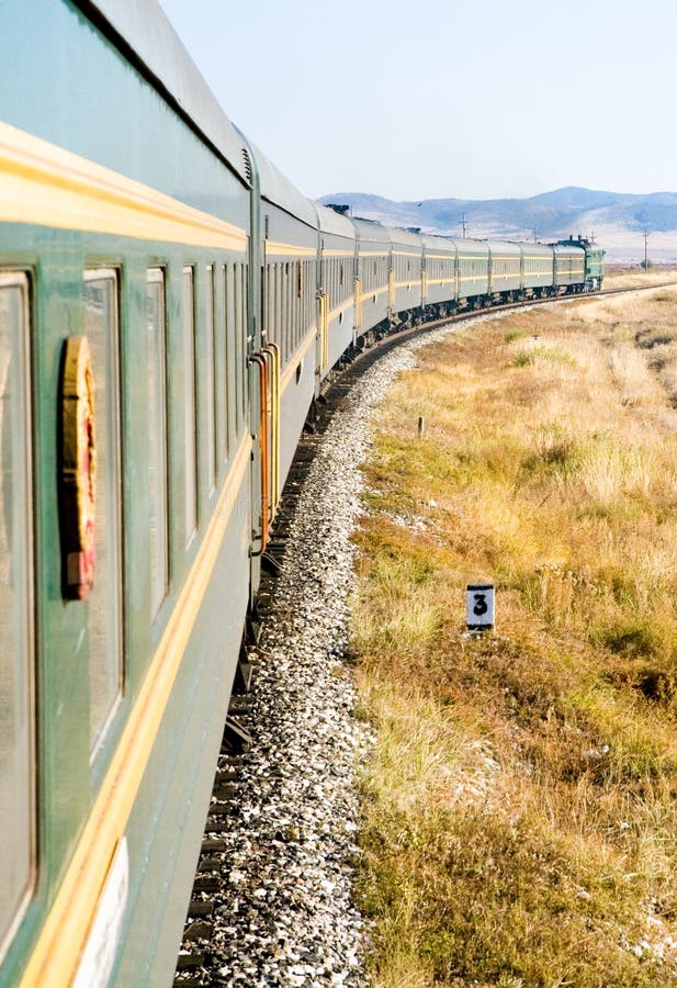 The Transsiberian Train stock image. Image of siberian - 10237711