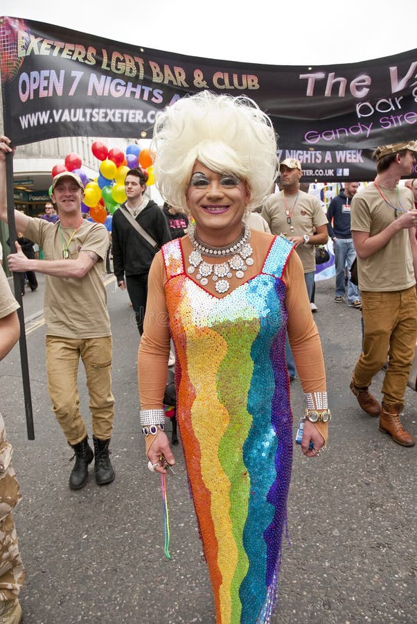 Transvestite Representing Vaults Nightclub Editorial Photo - Image of ...