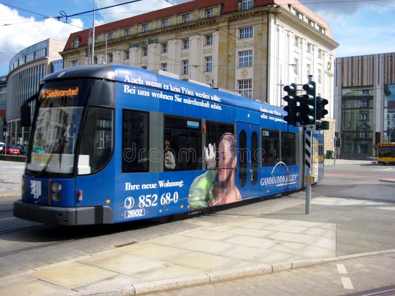 Tranvía foto de archivo editorial. Imagen de encrucijada - 46443513