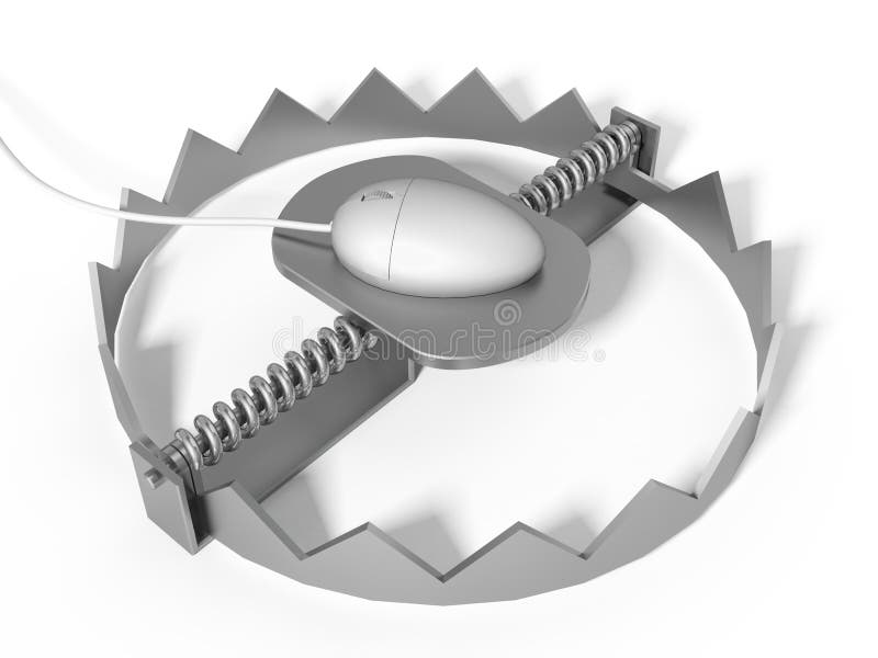 Trap stock illustration. Illustration of danger, beware - 23467937
