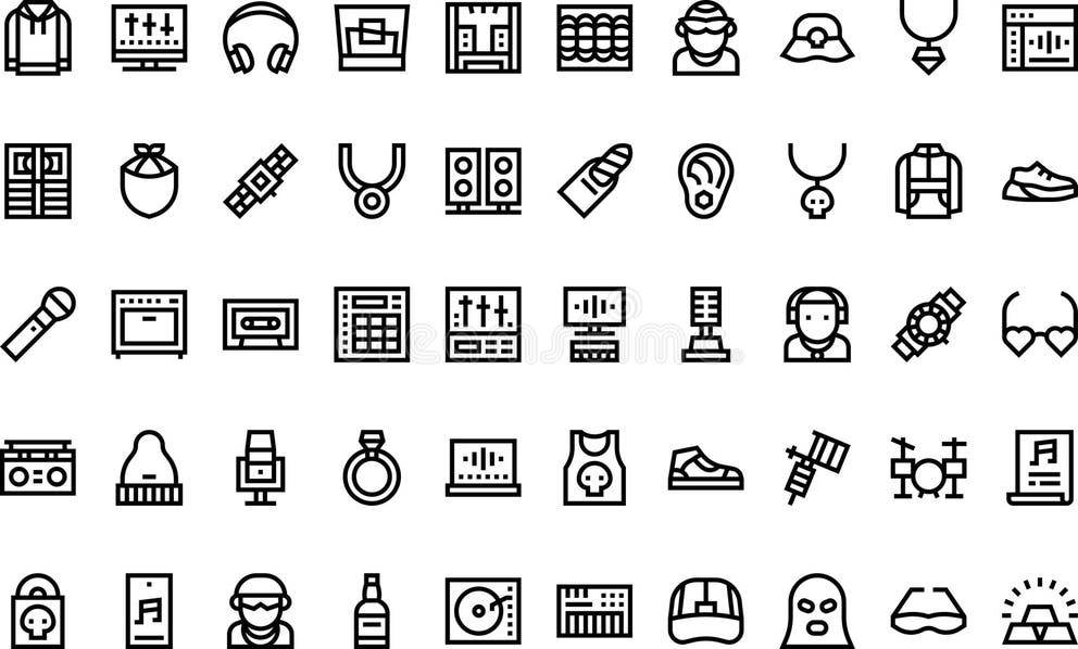Trap Icons High-Quality Vector Icons Collection with Editable Stroke ...