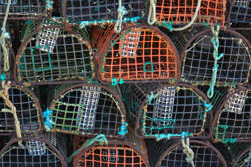 Trap, Nasa or Retel To Fish for Seafood Stock Photo - Image of ...